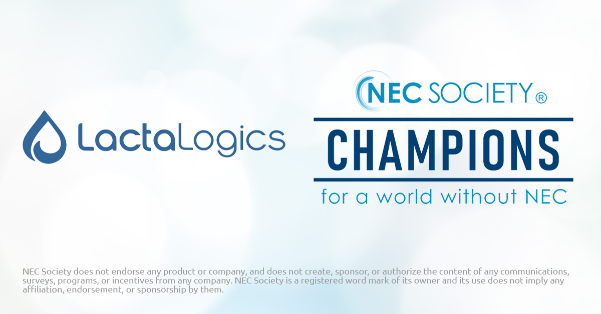 LactaLogics becomes a 2022 Champion for the NEC Society, committed to ...